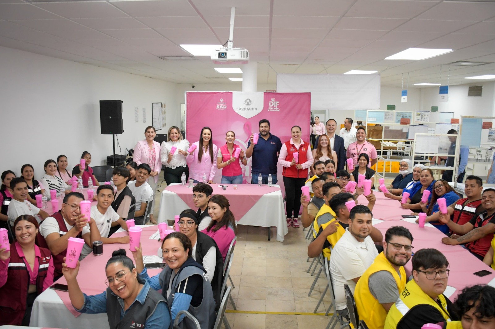 Marisol y Susy encabezan “Café Rosa” con trabajadores de Yura - Durango ...